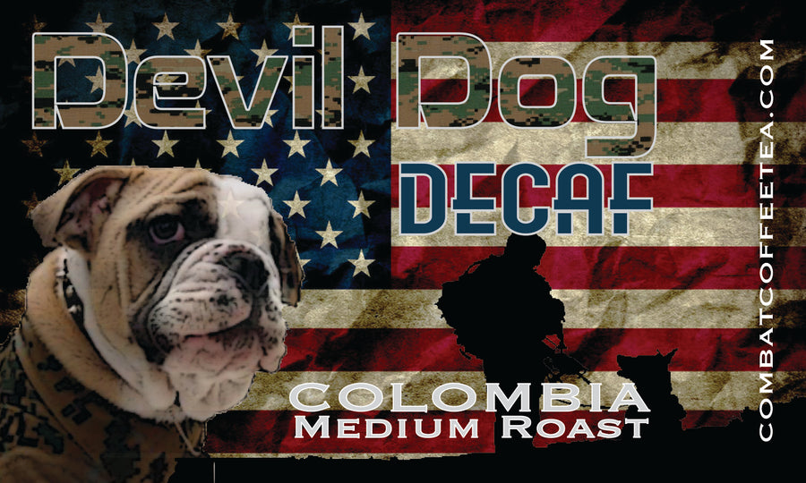 Devil Dog Decaf - Colombia - Medium Roast – Combat Coffee Roasters
