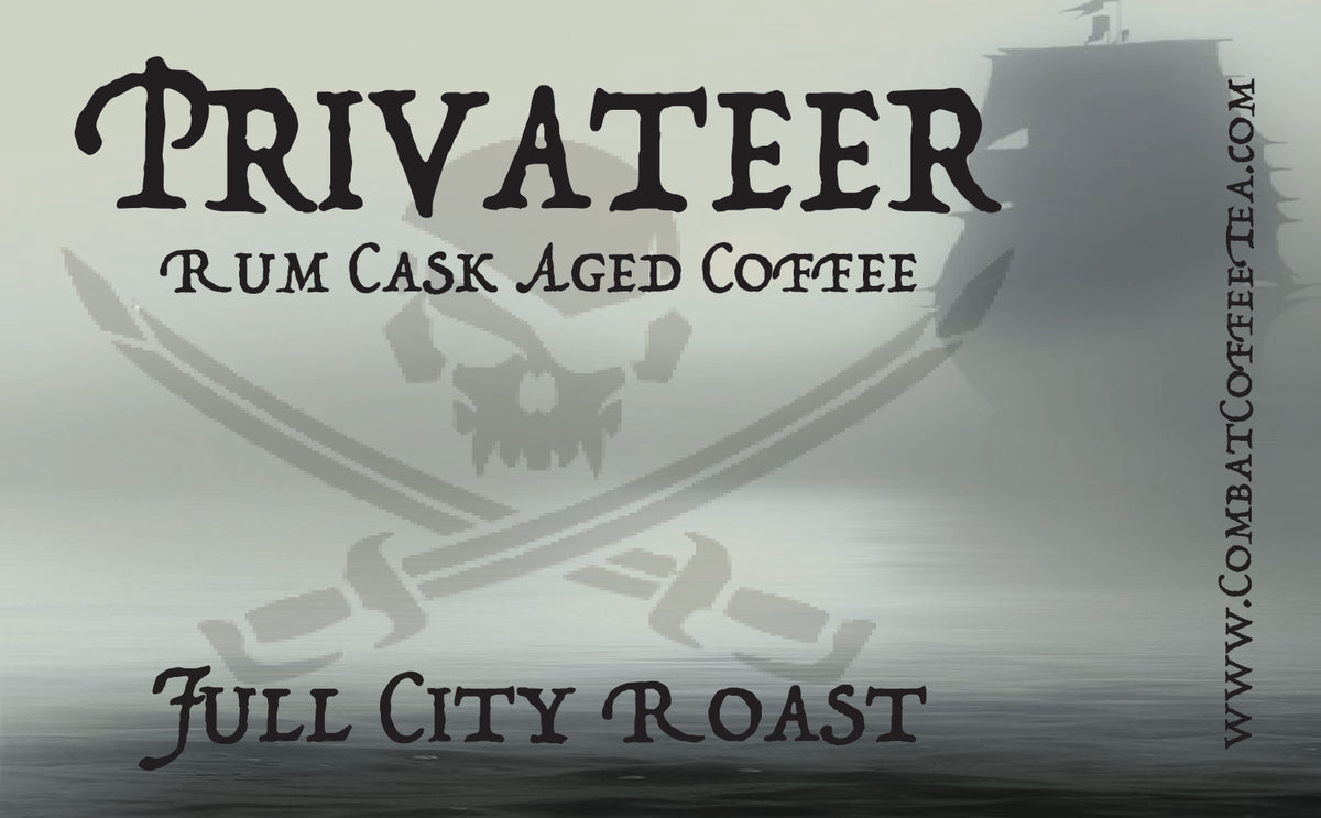 Privateer - Rum Cask Aged Coffee - Fresh Roasted - Supporting Military ...